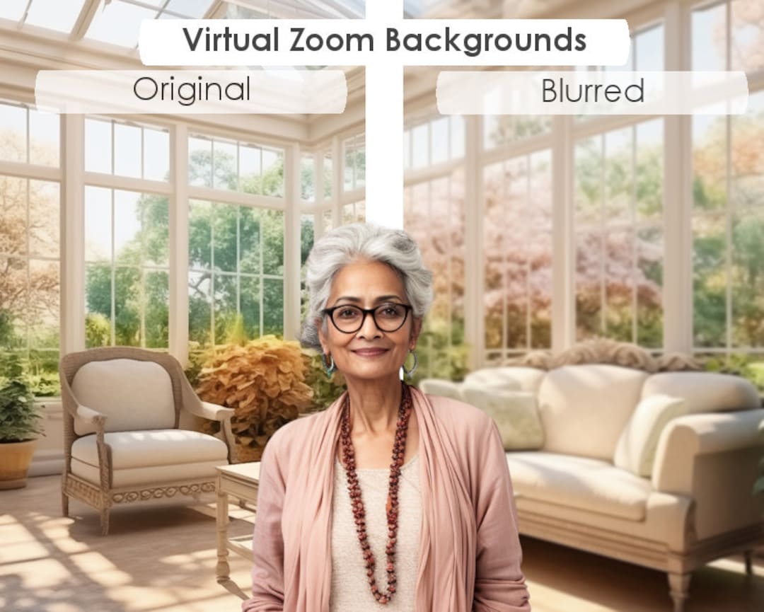 Sunroom Virtual Background for Zoom, Microsoft Teams, Facebook, Webex ...