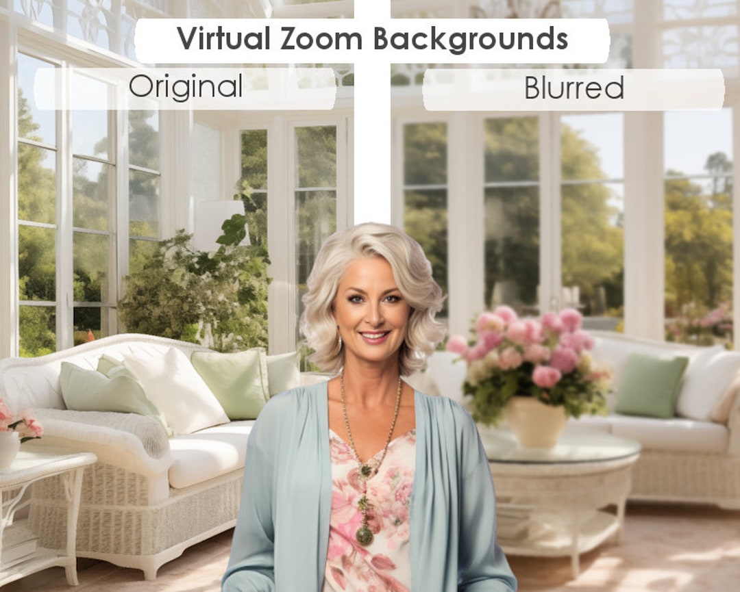 Sunroom Virtual Background for Zoom, Microsoft Teams, Facebook, Webex ...
