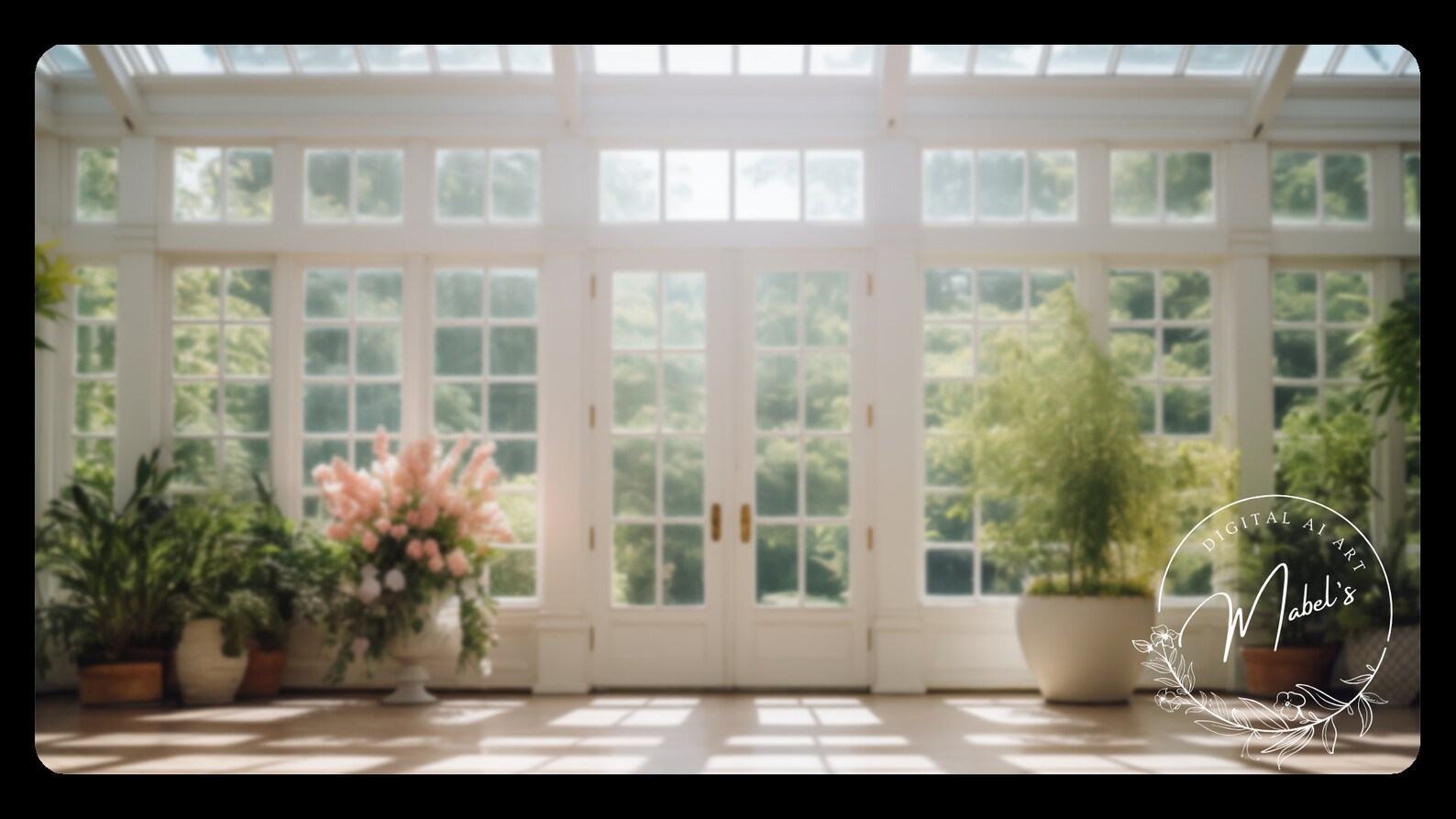 Sunroom Virtual Background for Zoom, Microsoft Teams, Facebook, Webex ...