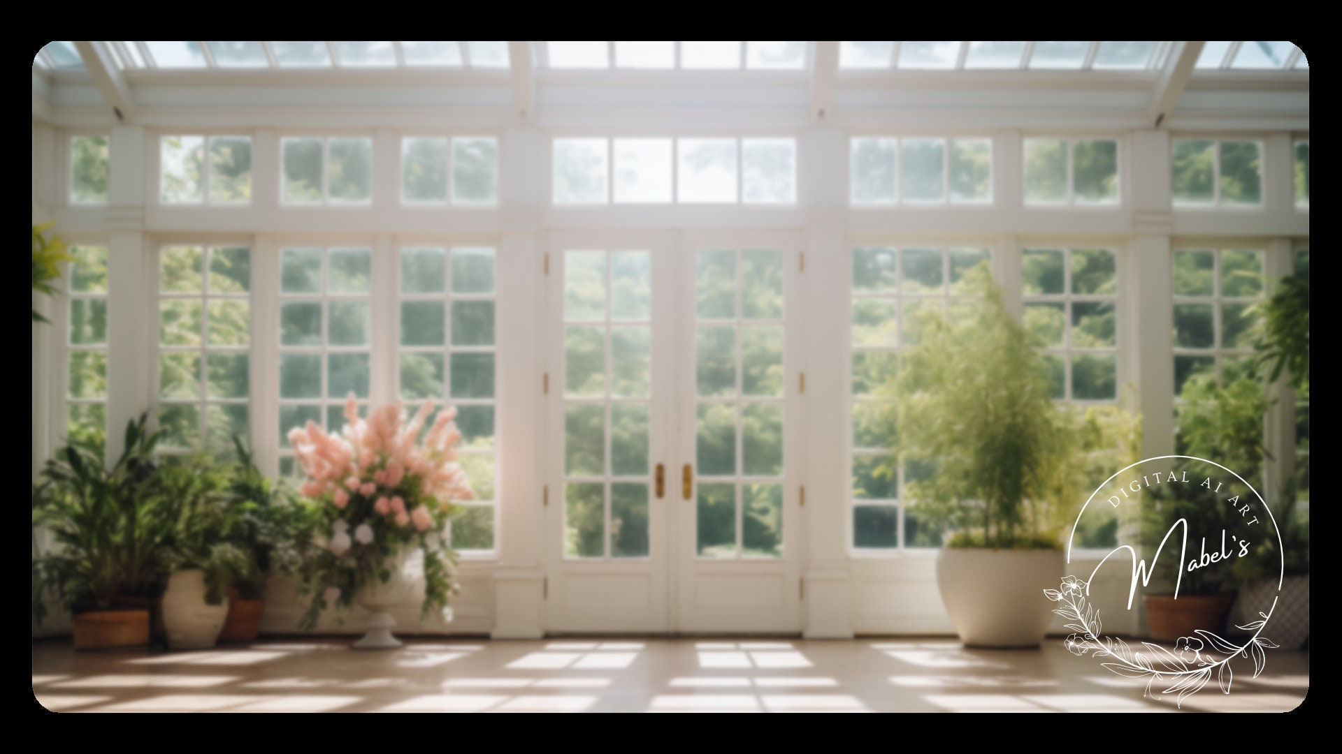 Sunroom Virtual Background for Zoom, Microsoft Teams, Facebook, Webex ...