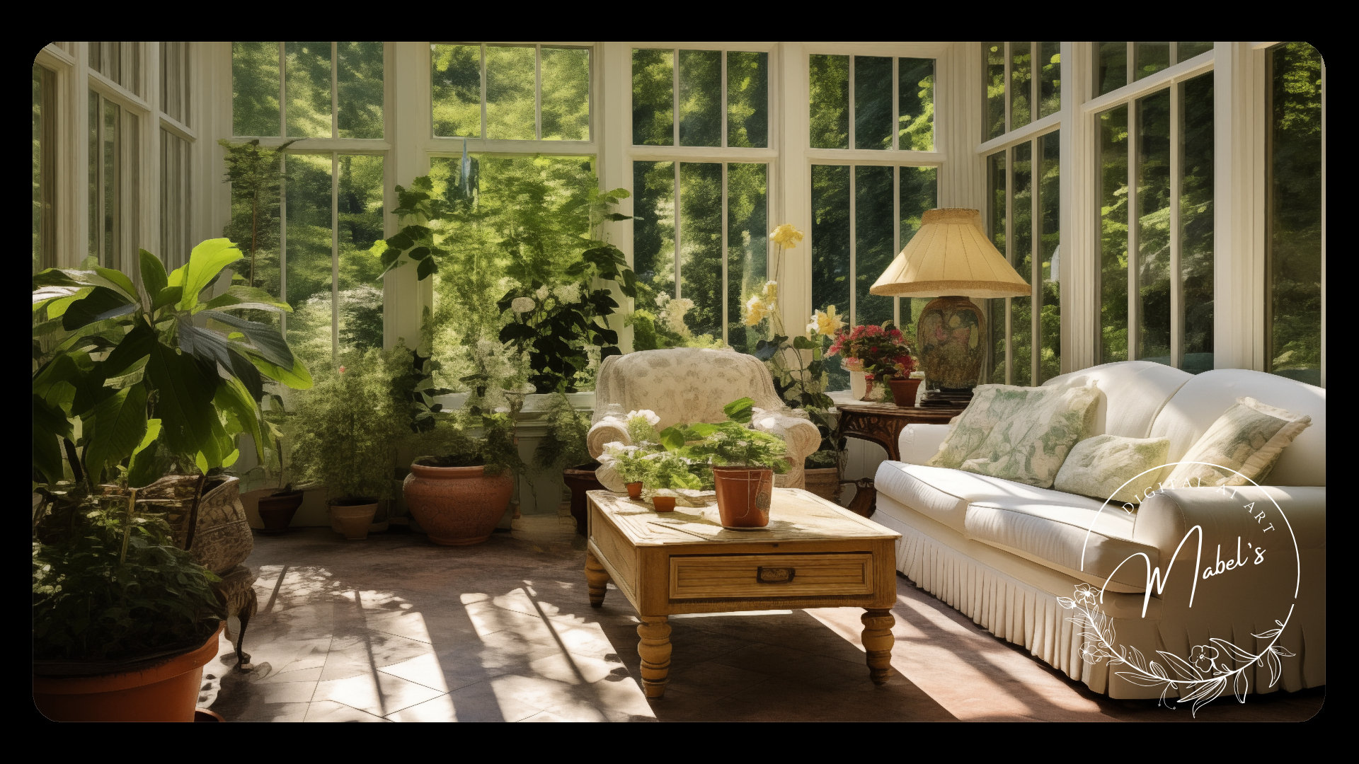 Sunroom Virtual Background for Zoom, Microsoft Teams, Facebook, Webex ...