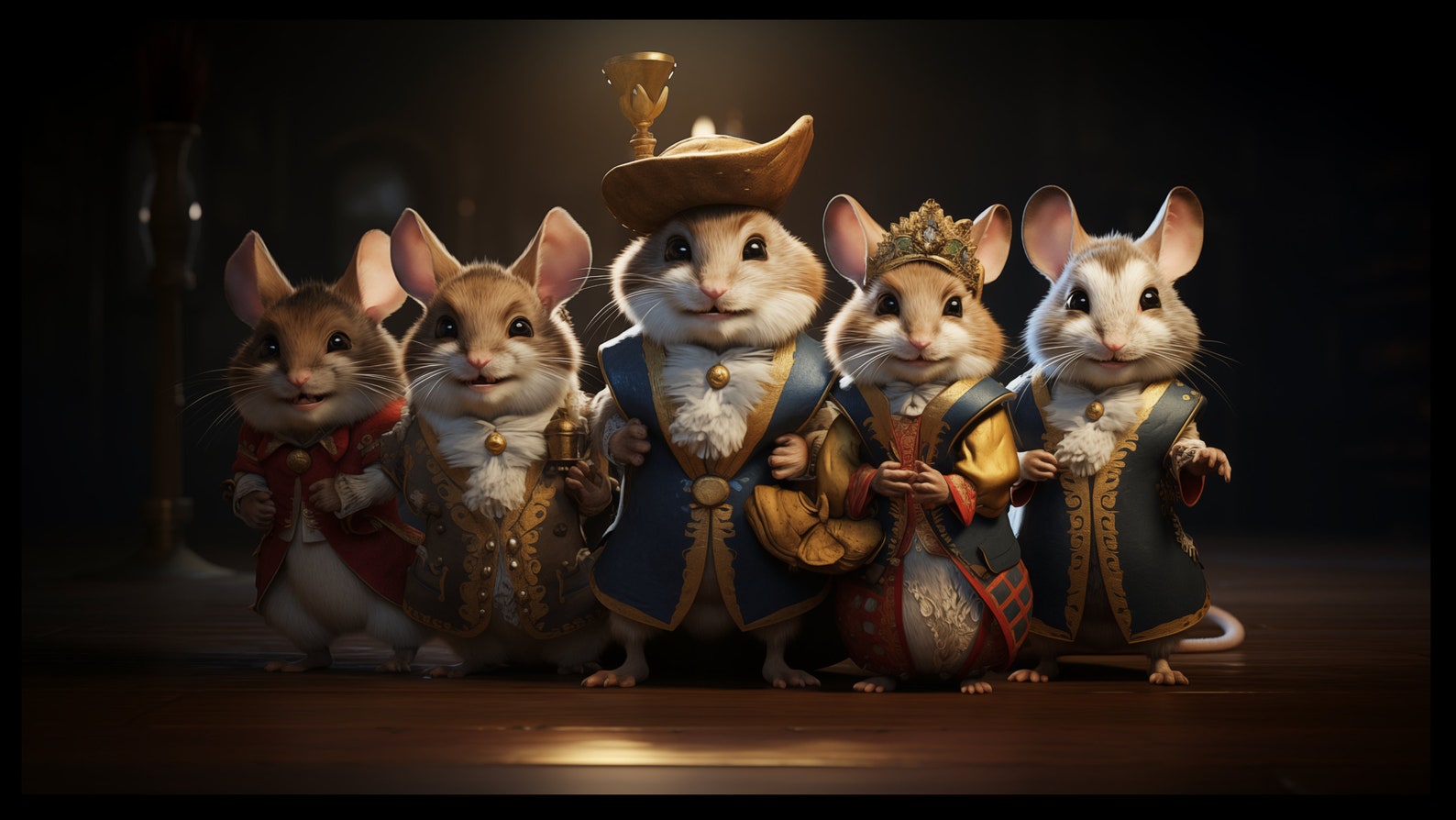 Renaissance Rodents, Cute Mice in Costume, Funny Mice in 1500's ...