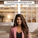 Cream Home Office Virtual Background for Zoom, Microsoft Teams ...