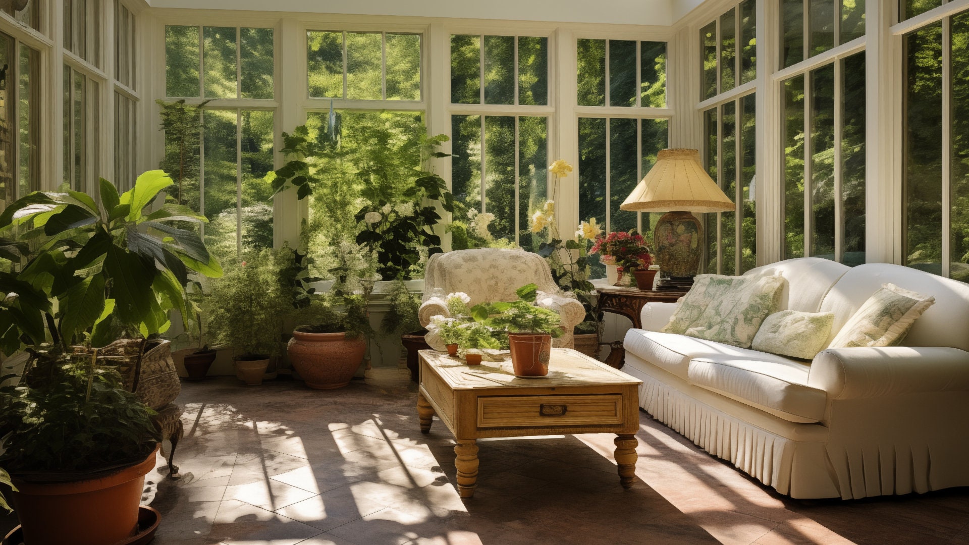 Sunroom Virtual Background for Zoom, Microsoft Teams, Facebook, Webex ...