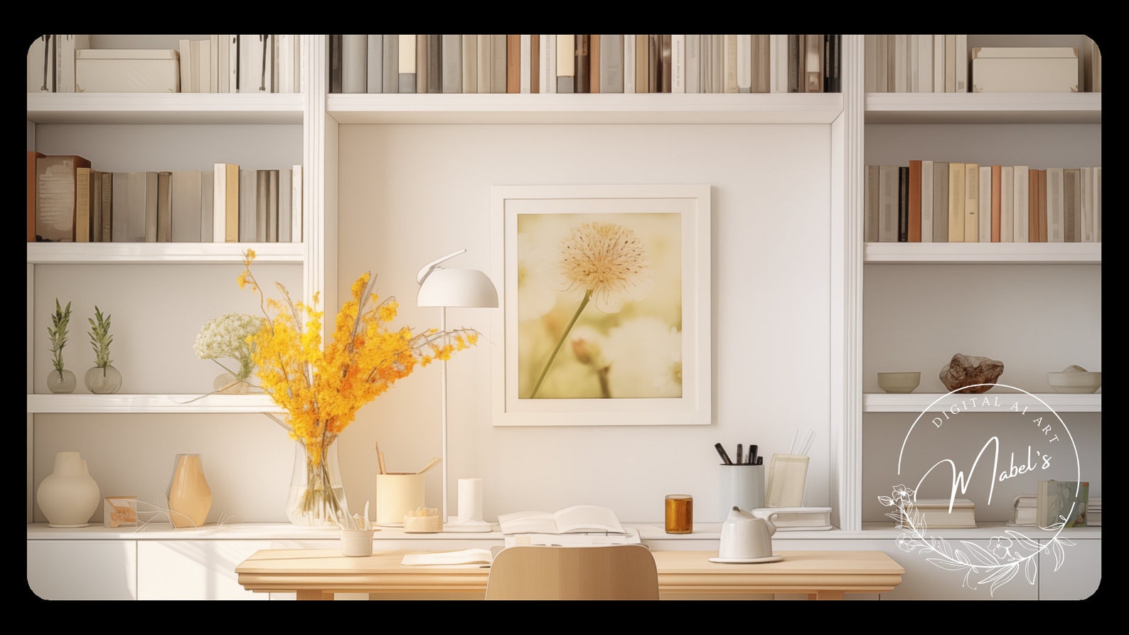 Home Office Virtual Backgrounds 5 Bundle With BONUS Blur Images for ...
