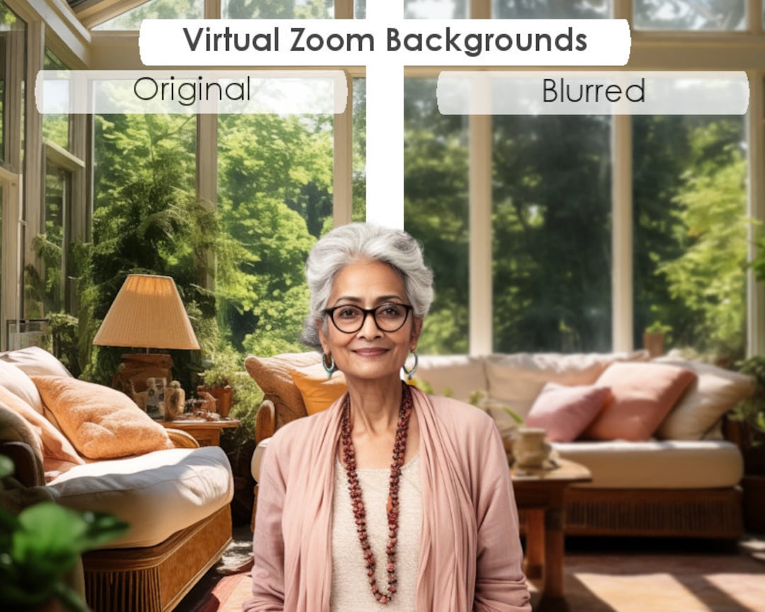 Sunroom Virtual Background for Zoom, Microsoft Teams, Facebook, Webex ...