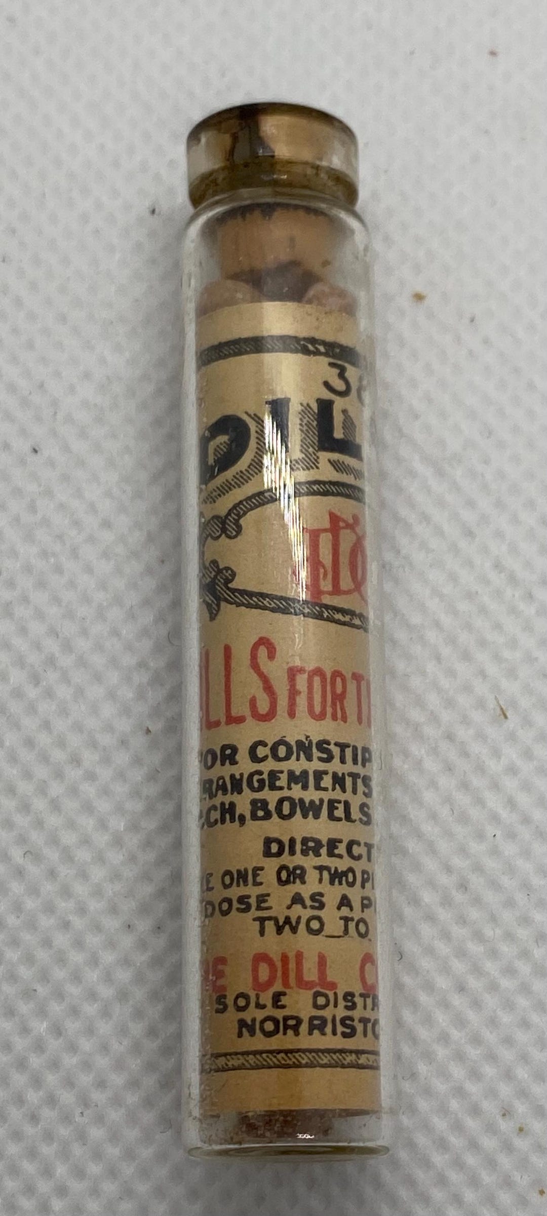 Vintage DILL Co Dills Pills for the Liver Tablets Medical Medicine ...