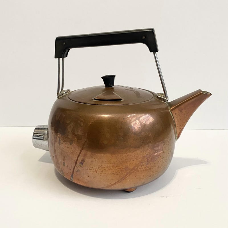 Vintage 1950s Tea Kettle - Etsy