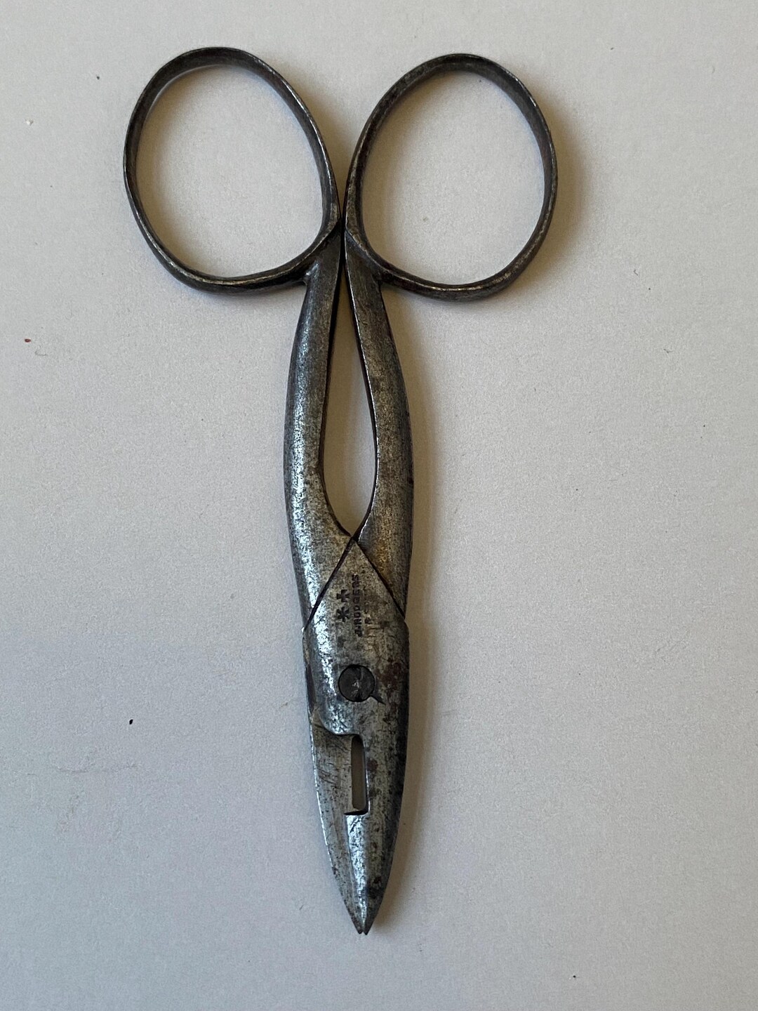 Antique 19th C Joseph Rodgers & Sons Sheffield England Sewing Scissors ...