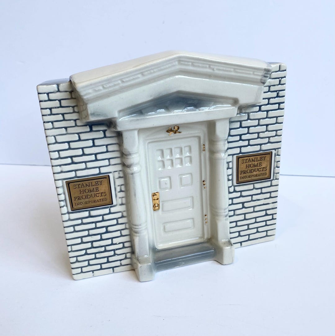 Vintage STANLEY Home Products Ceramic Storefront Promotional Salesman ...
