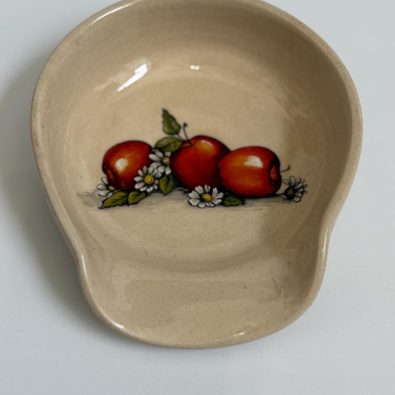Apple Spoon Rest - Etsy