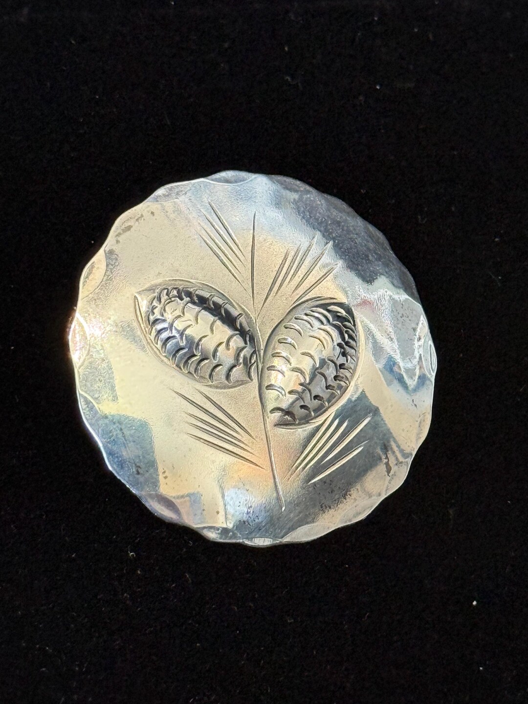 Vintage MCM Stuart Nye Sterling Silver 925 Pinecone Pin Brooch - Etsy