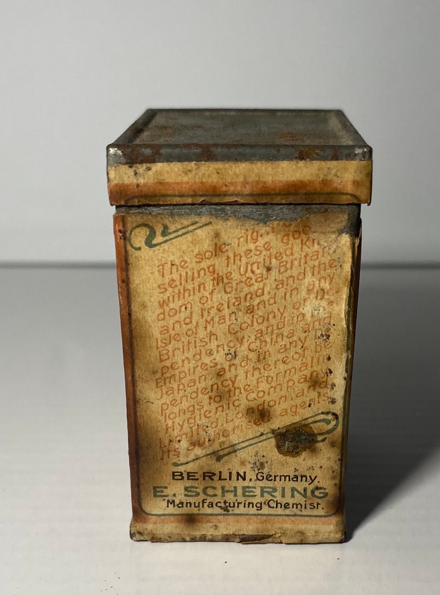 1800s GLUTOL Formalin Gelatine Powdered Antique Vintage Medical Tin - Etsy