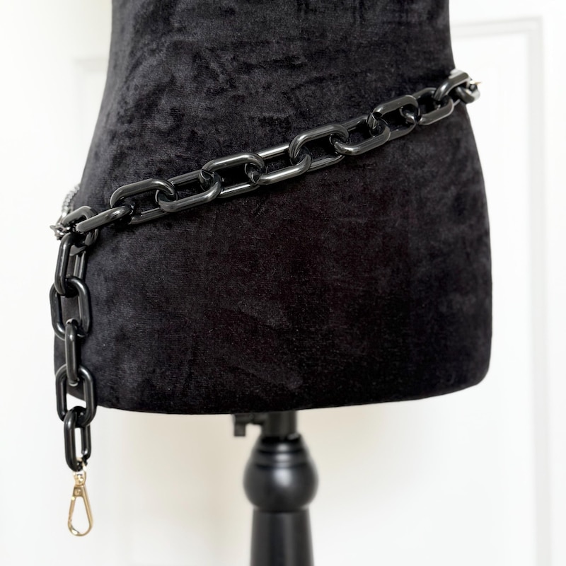 Leather Link Belt - Etsy