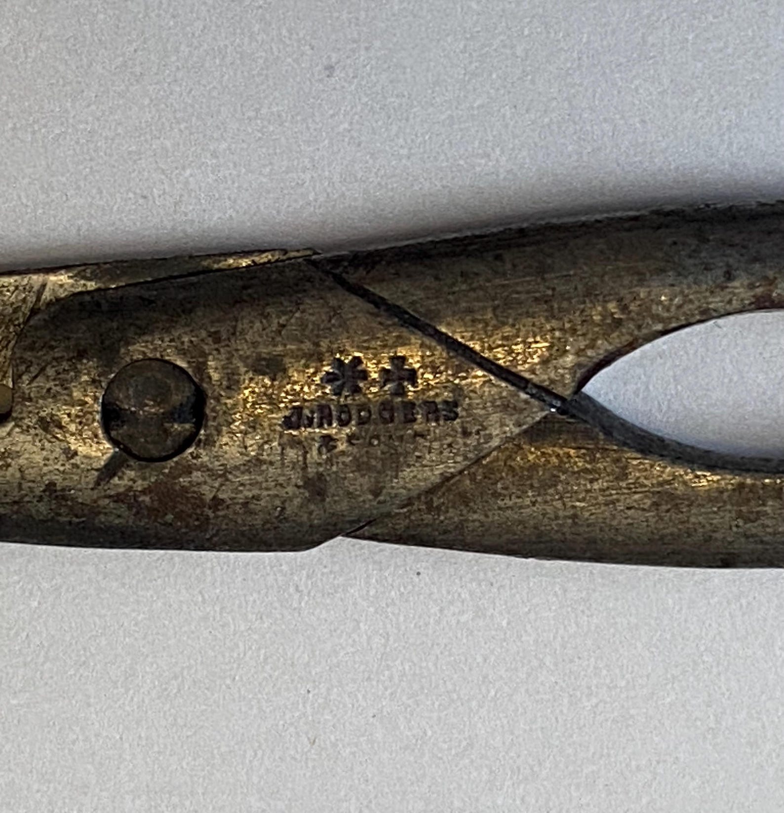 Antique 19th C Joseph Rodgers & Sons Sheffield England Sewing Scissors ...
