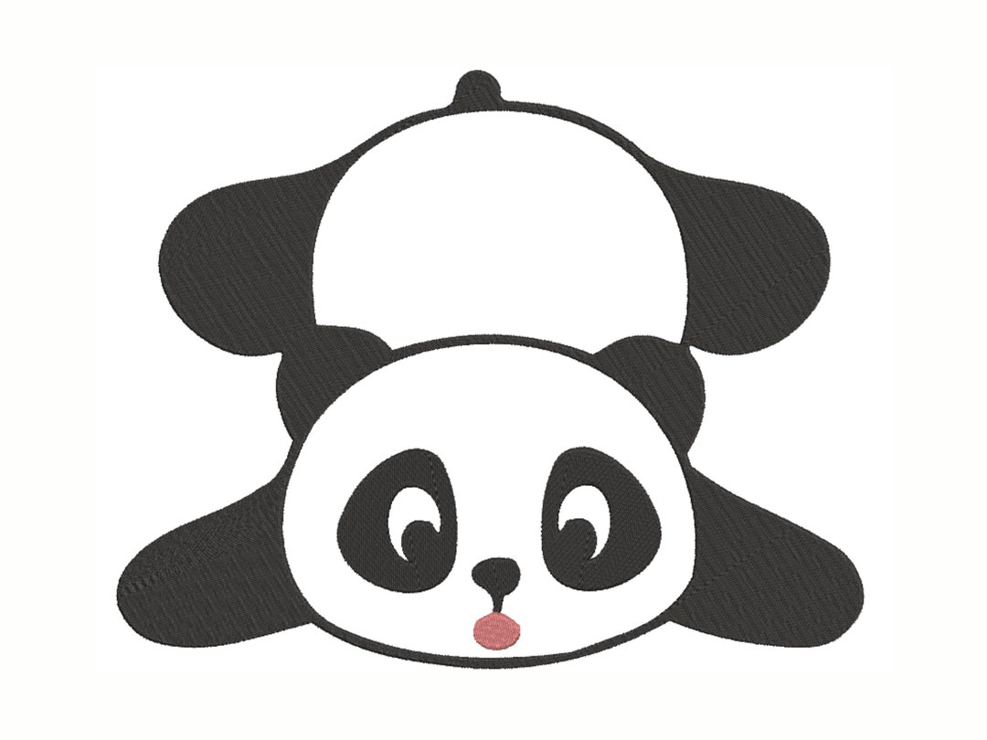 Playful Panda Embroidery Digital File Cute DIY Stitching Design Instant ...