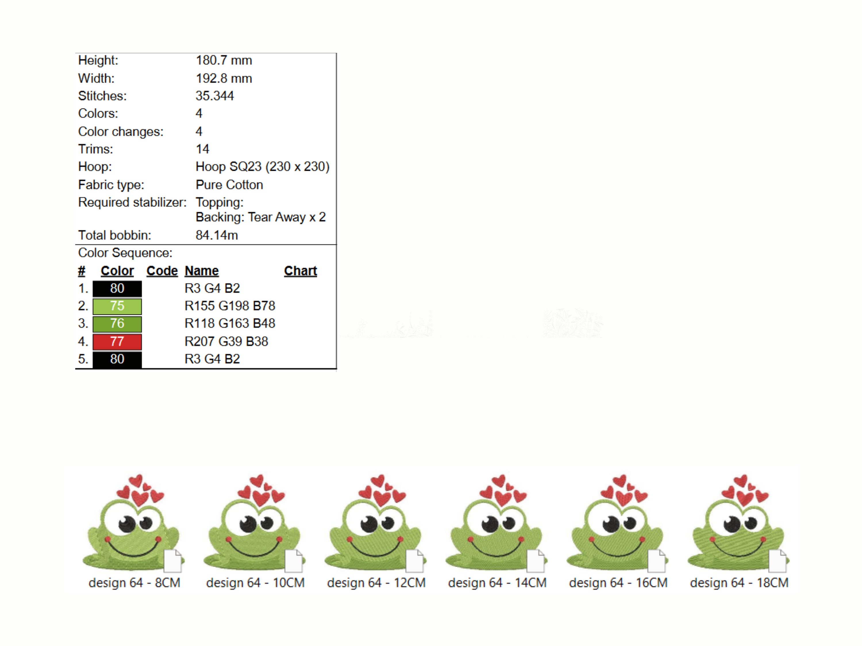 Adorable Frog Embroidery Digital File - Whimsical DIY Stitching Design ...