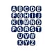 Embossed Machine Embroidery Alphabet, Monogram Towel Font, A-Z Sorted ...