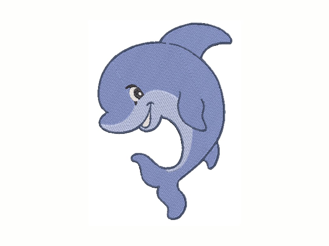 Cute Baby Shark Embroidery Design, Sea Embroidery Design, Animal ...