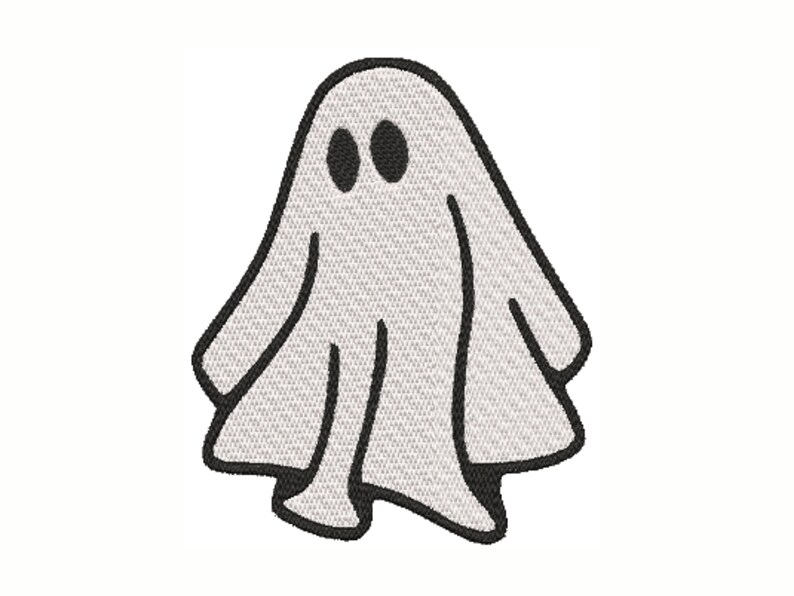 Scary Ghost Embroidery Design, Halloween Embroidery Design, Machine ...