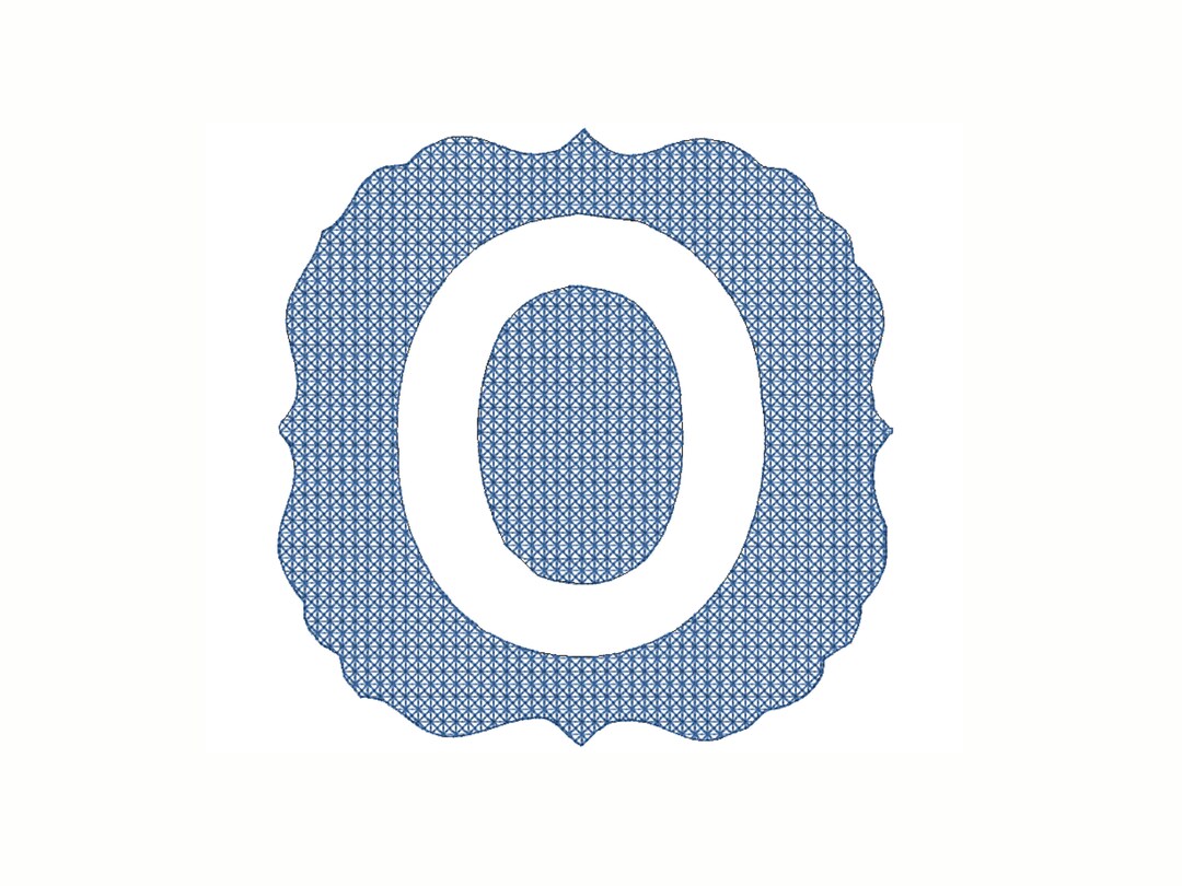 Embossed Alphabet Machine Embroidery Design, Monogram Font (instant ...