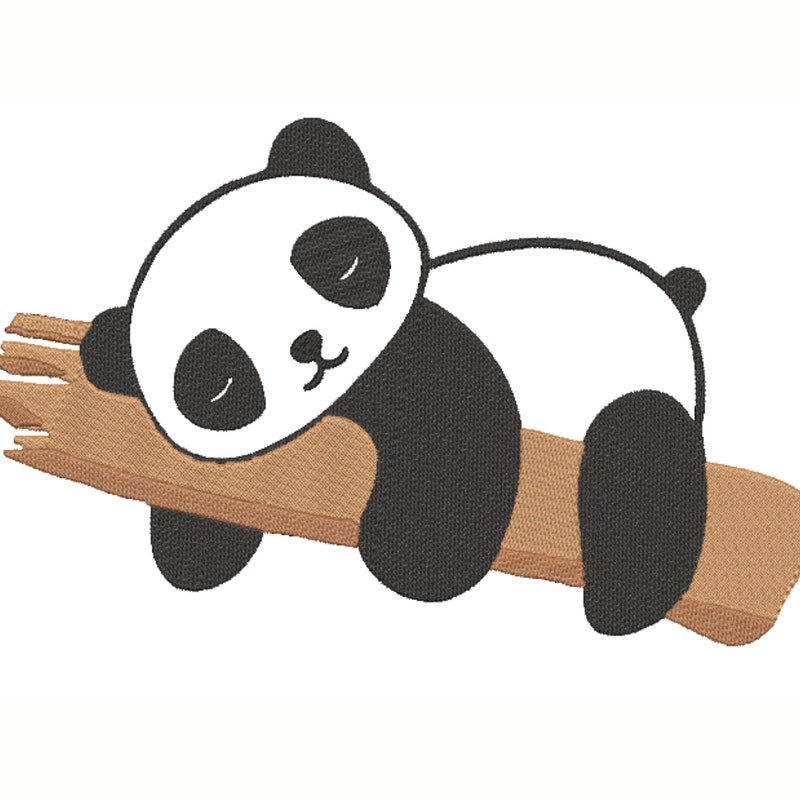 Panda Embroidery - Etsy
