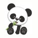 Playful Panda Embroidery Digital File - Cute DIY Stitching Design ...