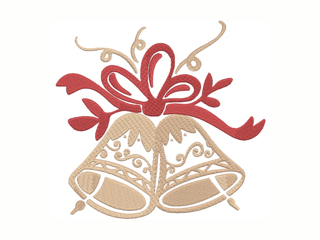 Christmas Bell Embroidery Designs - Etsy