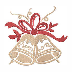 Christmas Bell Embroidery Designs - Etsy