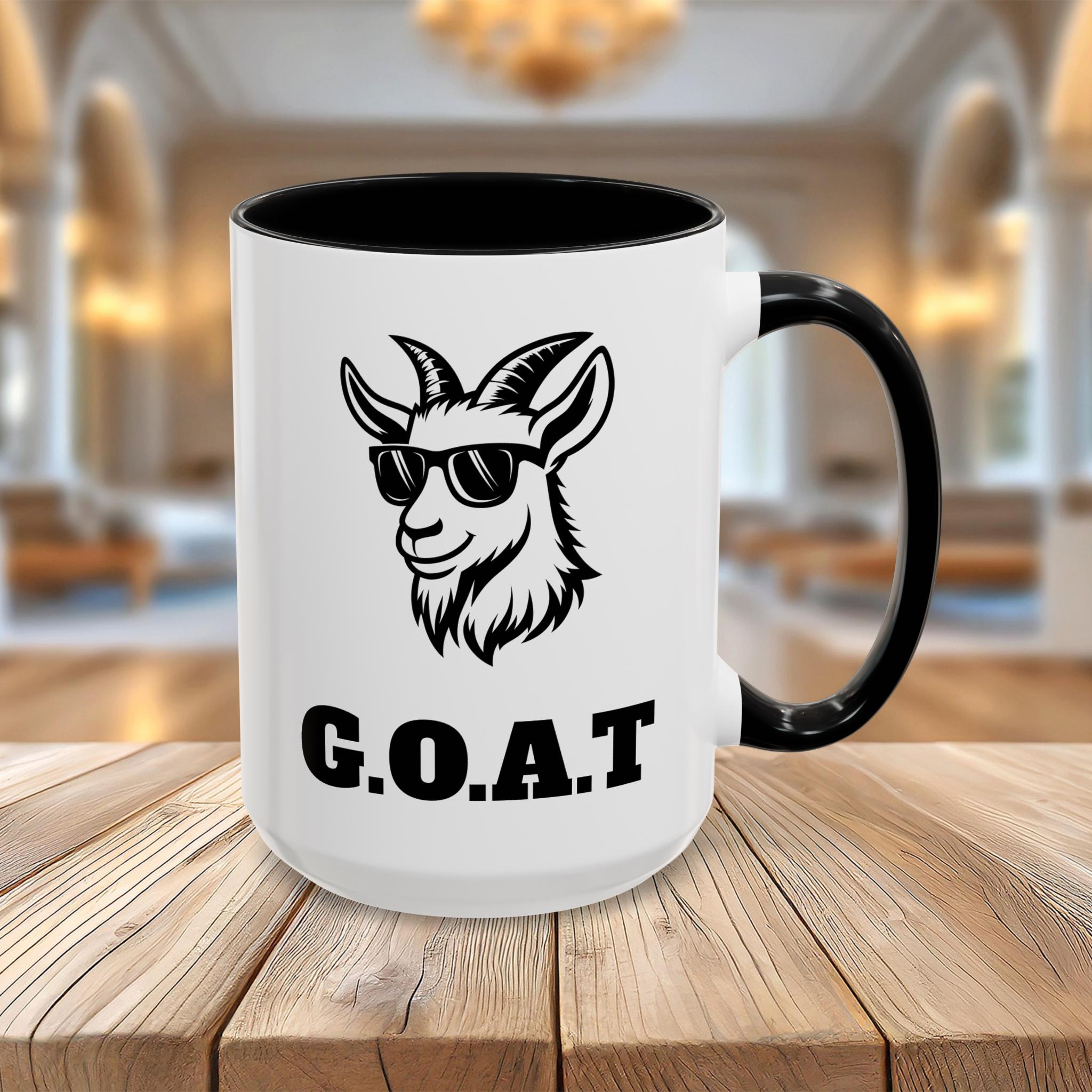 Goat Mug, G.O.A.T. Mug, Greatest of All Time Mug, G.O.A.T. Gift, Funny ...