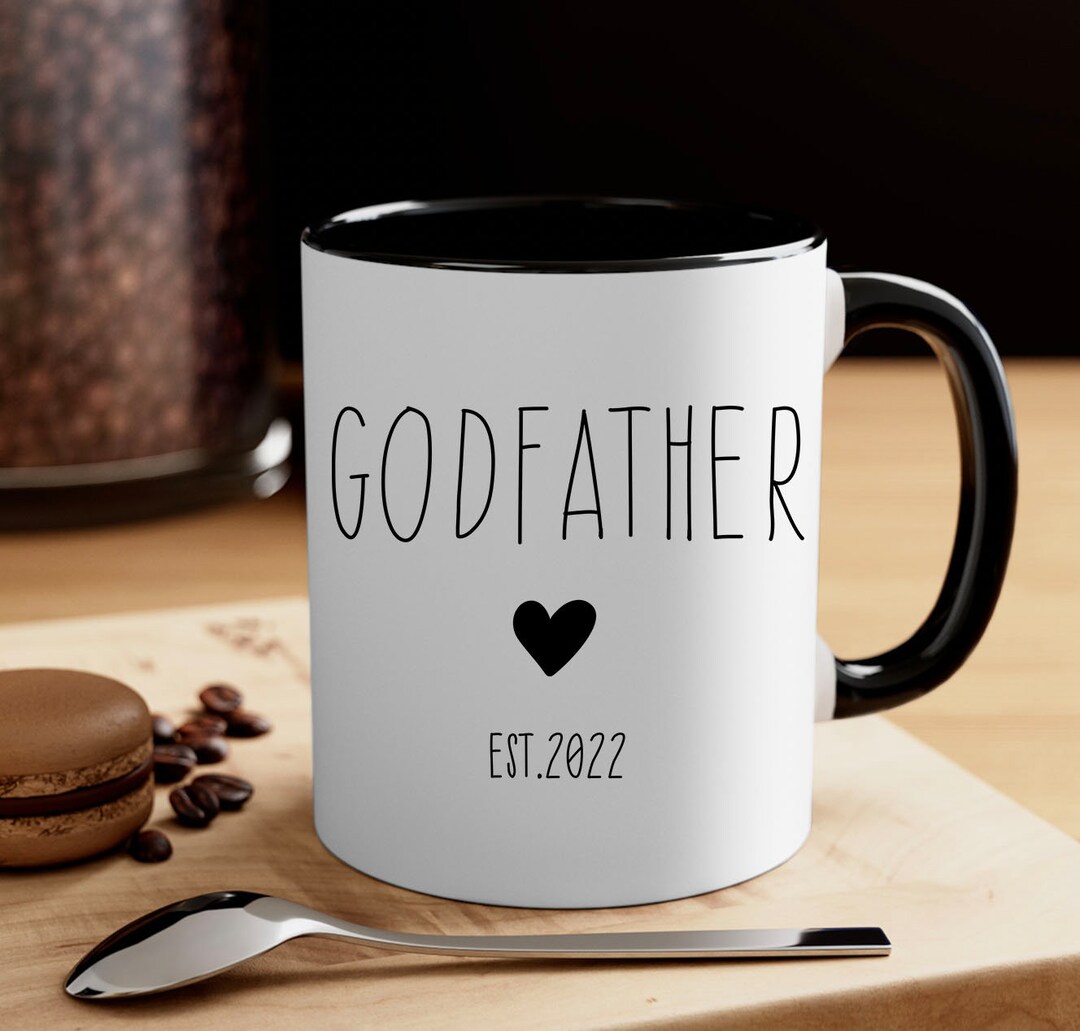 Personalized Godfather Mug: Custom Year, 11oz Ceramic - Etsy