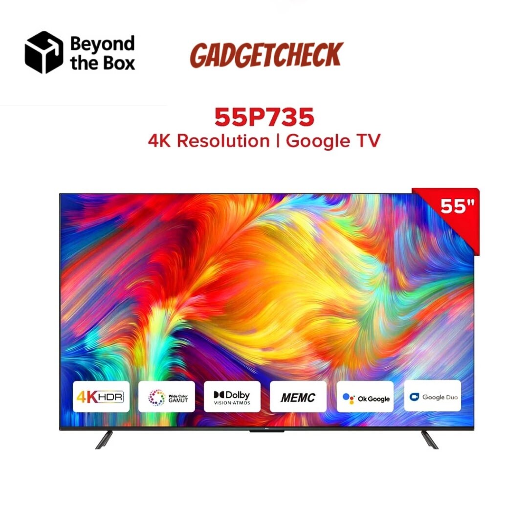 TCL 55 Inches 4k Google Smart TV 55p735 dolby Vision - Etsy