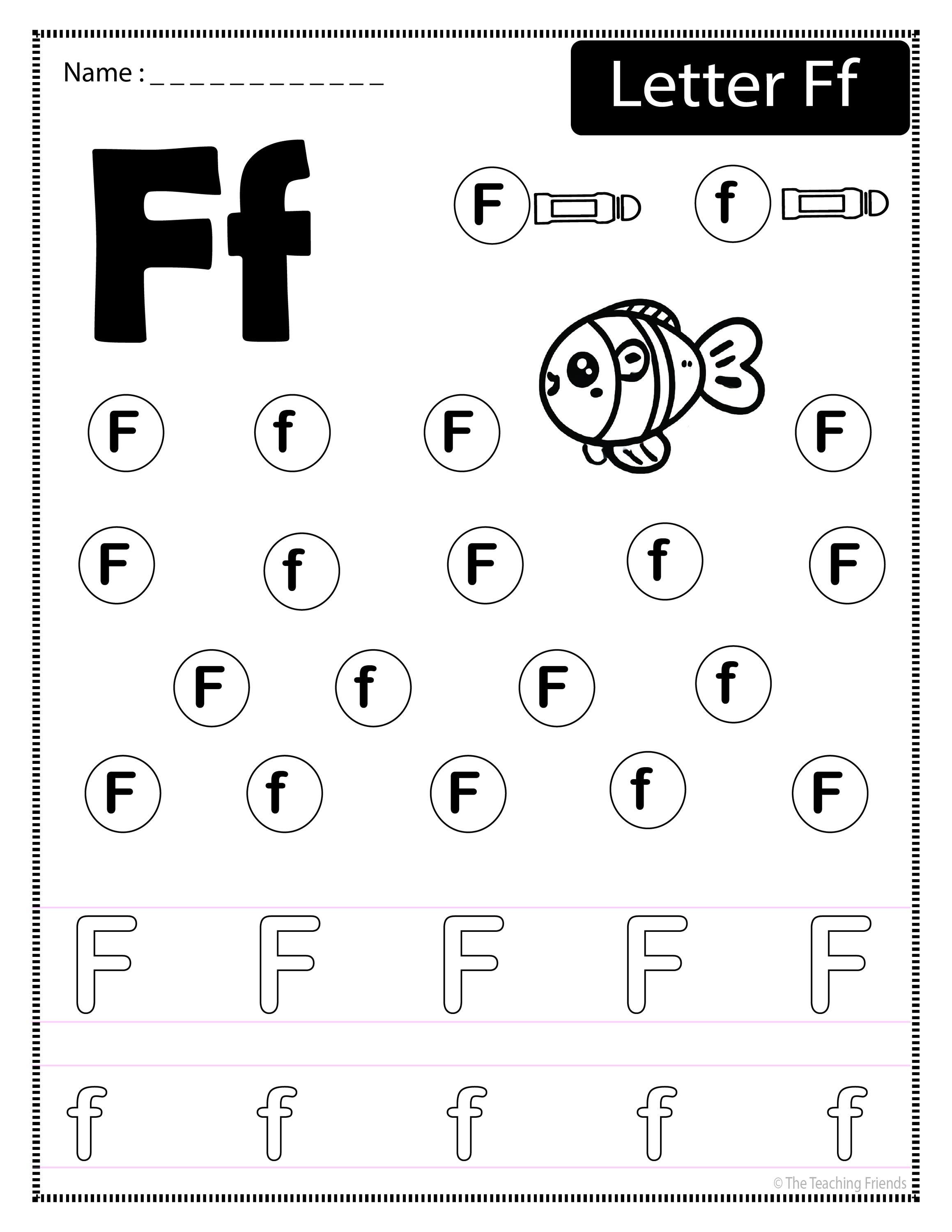 Alphabet Tracing Letter Recognition Worksheets Preschool Kindergarten A ...