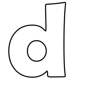 Large Printable Lowercase Alphabet Letters Big Block Letters for ...