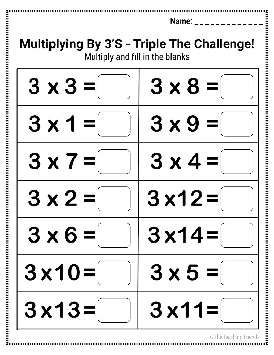 Printable Multiplication Worksheets: Math Drills for Kids (PDF Download ...