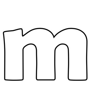 Large Printable Alphabet Letters and Numbers Uppercase Lowercase 0-9 ...