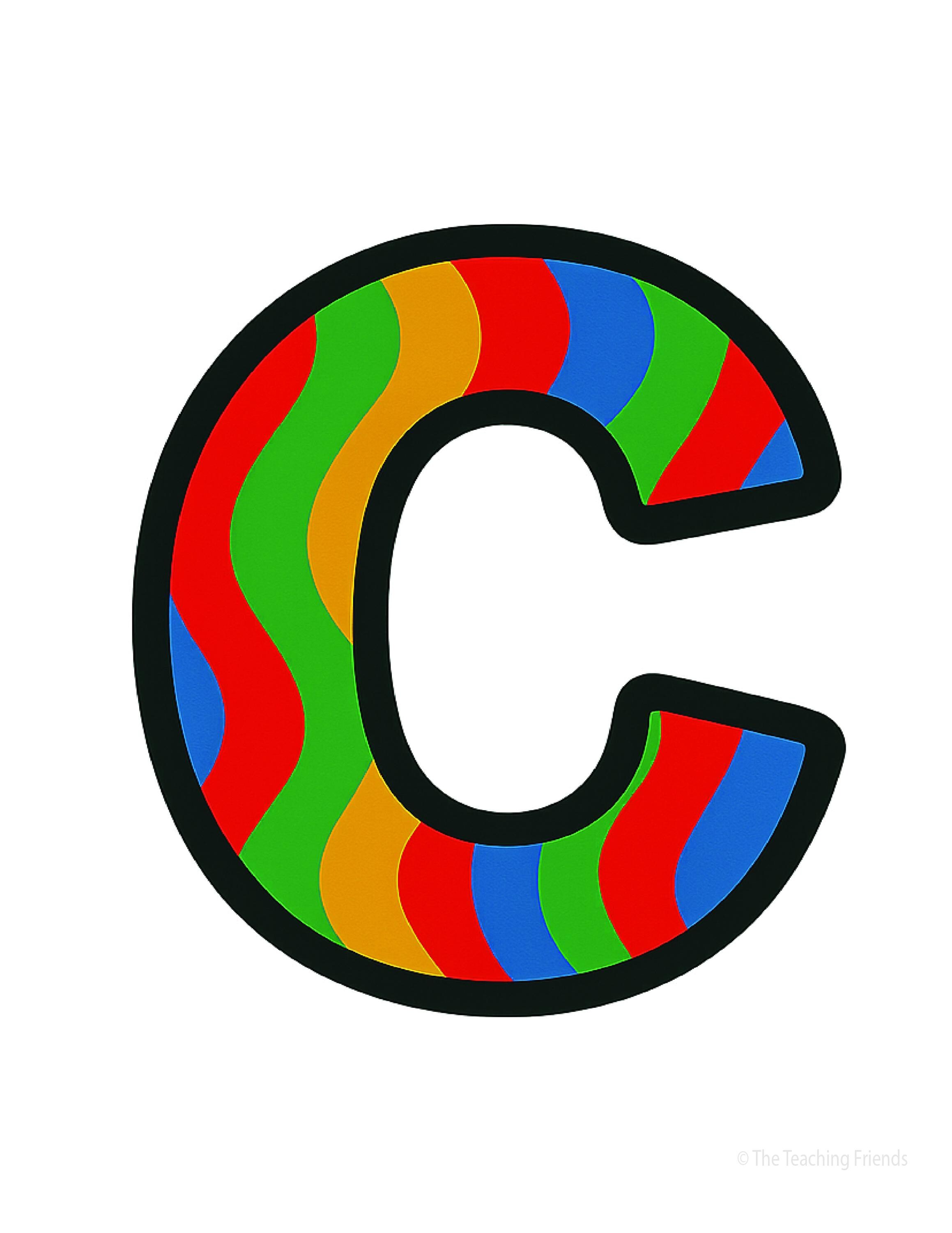 Lowercase Alphabet Wall Letters a to Z Printable | Rainbow Bulletin ...