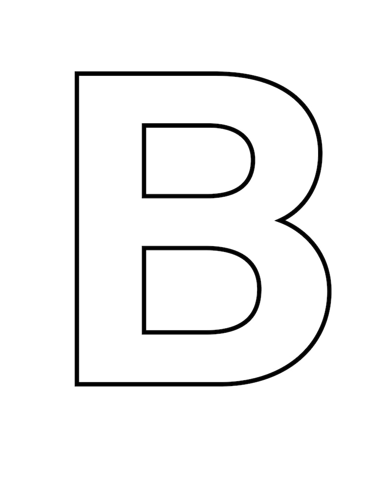 Printable Uppercase Alphabet Letters – Large A-Z Block Letters Big ...