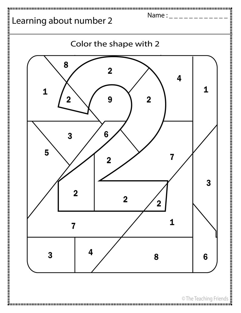 Number Worksheets 1 to 20 Coloring Math Activities Preschool ...