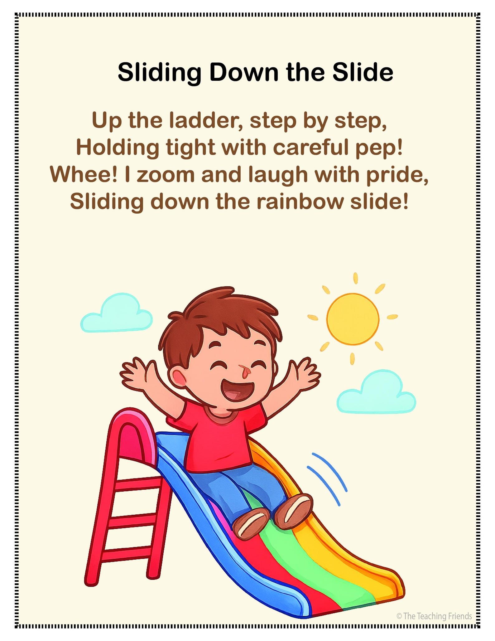 Preschool Poem Book With Pictures | Toddler Poetry Book | Illustrated ...