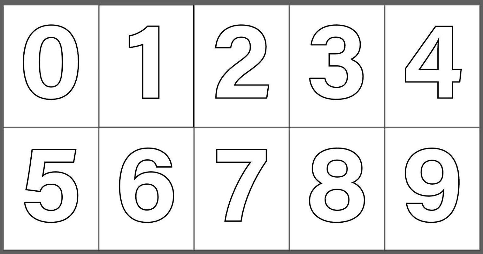 Large Printable Alphabet Letters and Numbers Uppercase Lowercase 0-9 ...