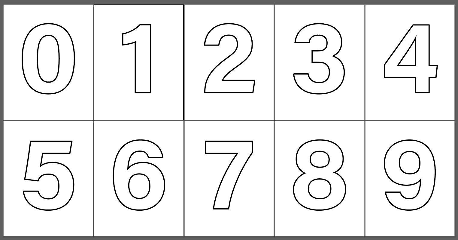 Large Printable Alphabet Letters and Numbers Uppercase Lowercase 0-9 ...