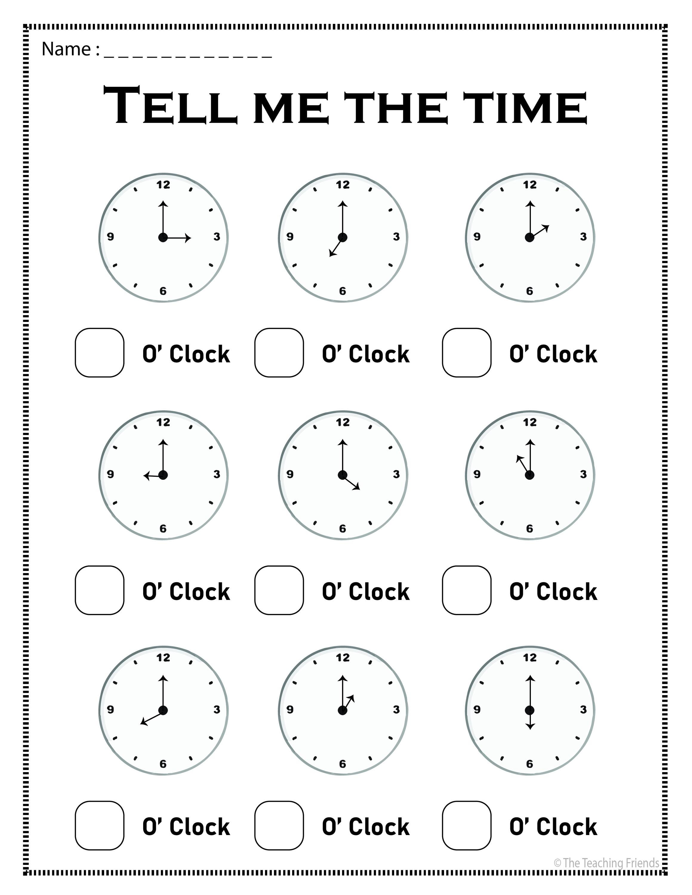 Telling Time Made Fun Learning Time by the Hour and Half-hour - Etsy