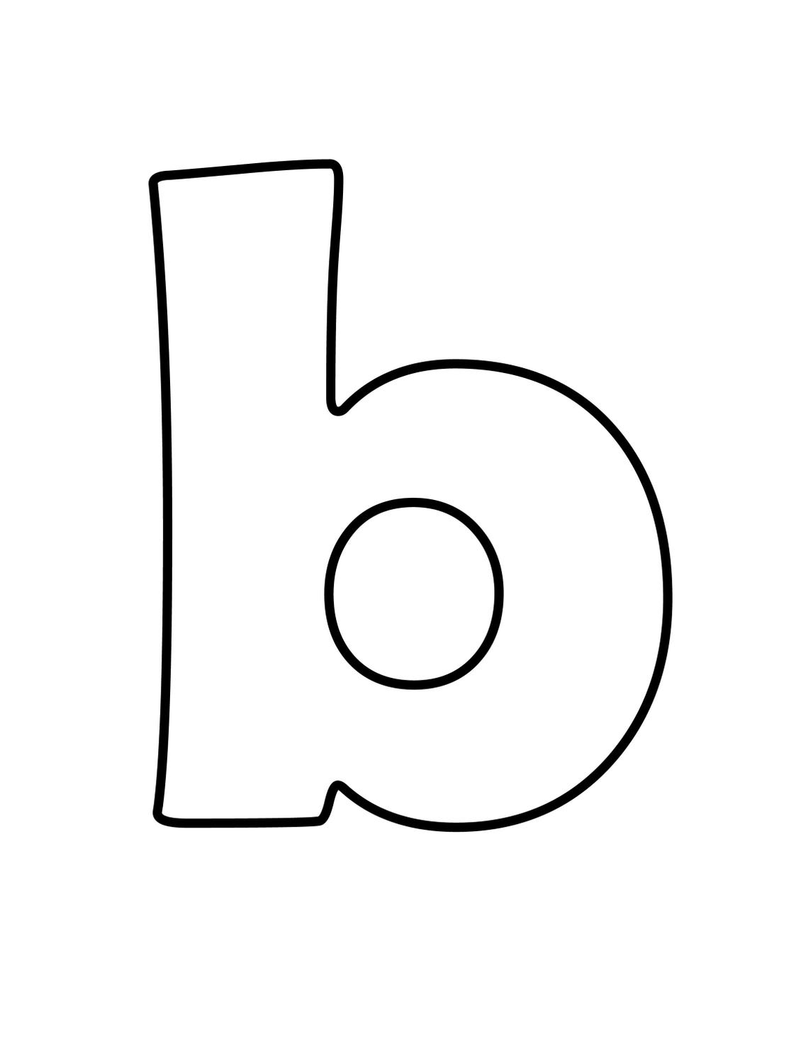 Large Printable Lowercase Alphabet Letters Big Block Letters for ...