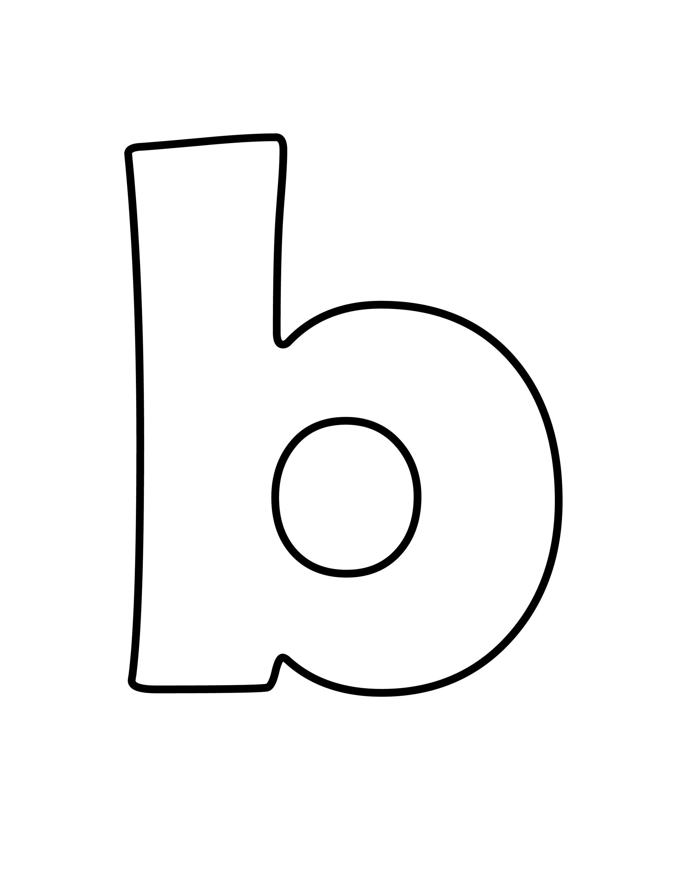 Large Printable Lowercase Alphabet Letters Big Block Letters for ...