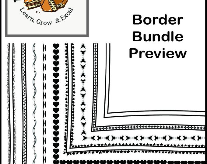 Black and White Bulletin Board Borders, Botanical Classroom Borders ...