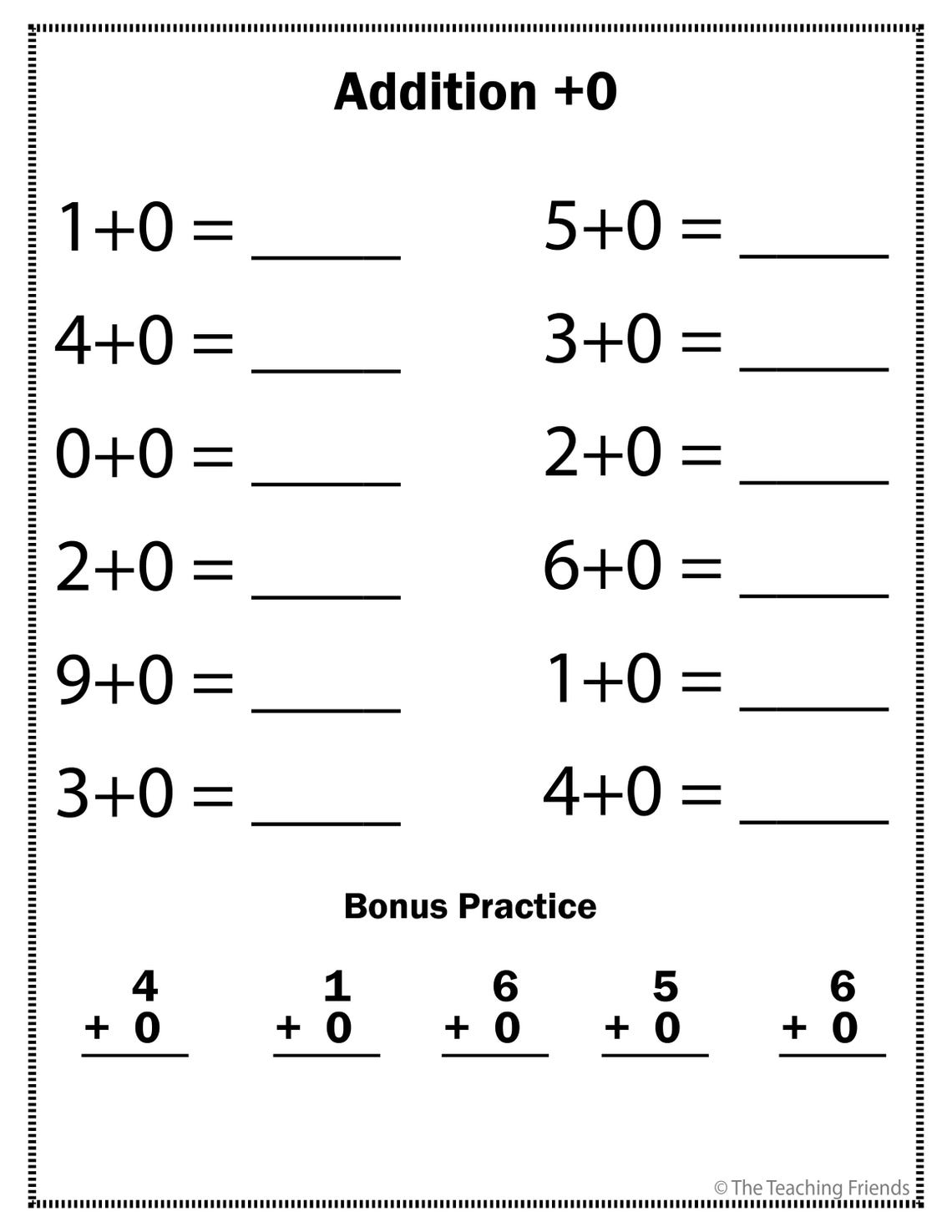 Math Drills, Addition and Subtraction Worksheets, Timed Tests ...