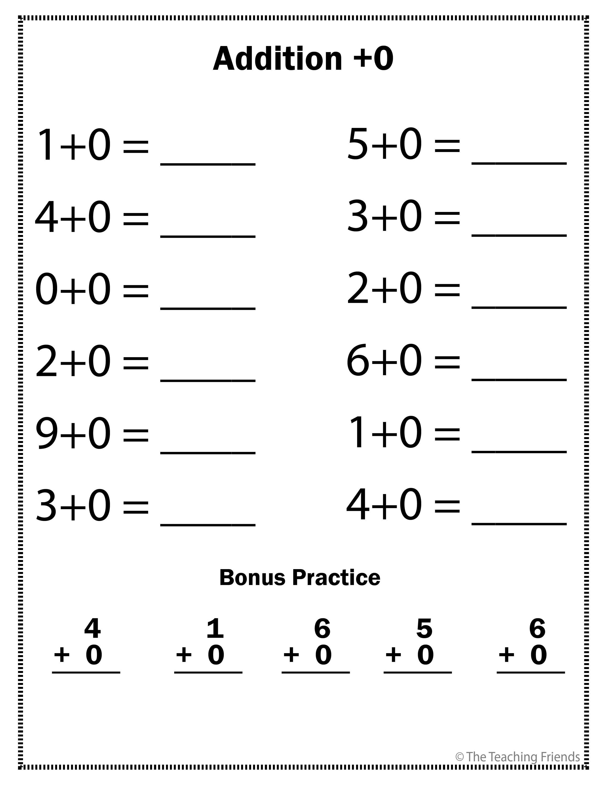 Math Drills, Addition and Subtraction Worksheets, Timed Tests ...