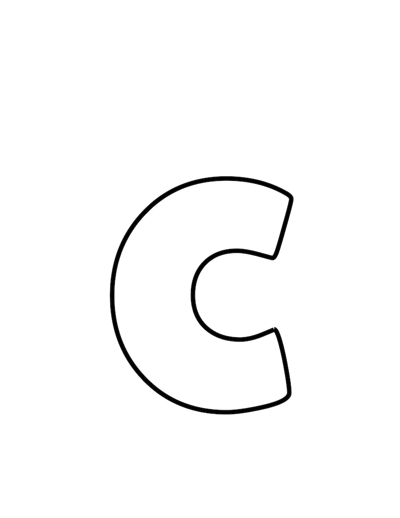 Large Printable Lowercase Alphabet Letters Big Block Letters for ...