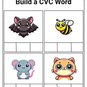 CVC Word Builders | Fun & Engaging Phonics Activities for Early Readers ...